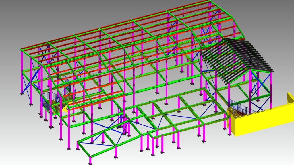 structural-steel-modeling-industrial - İzmir Çelik Proje, Mühendislik ...